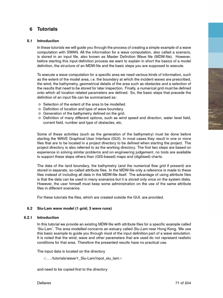 Delft3D WAVE User Manual 87 132 | PDF | Computer File | Parameter (Computer Programming)