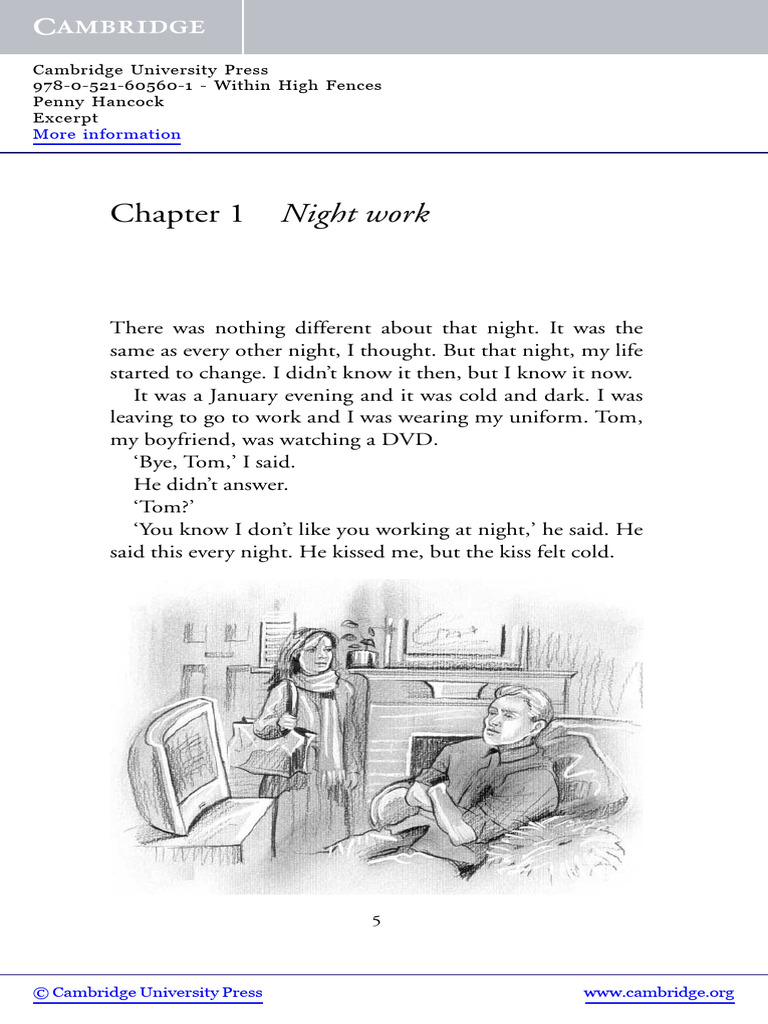 Cambridge English Readers Level2 Elementary Lower Intermediate Within High Fences Book With ...