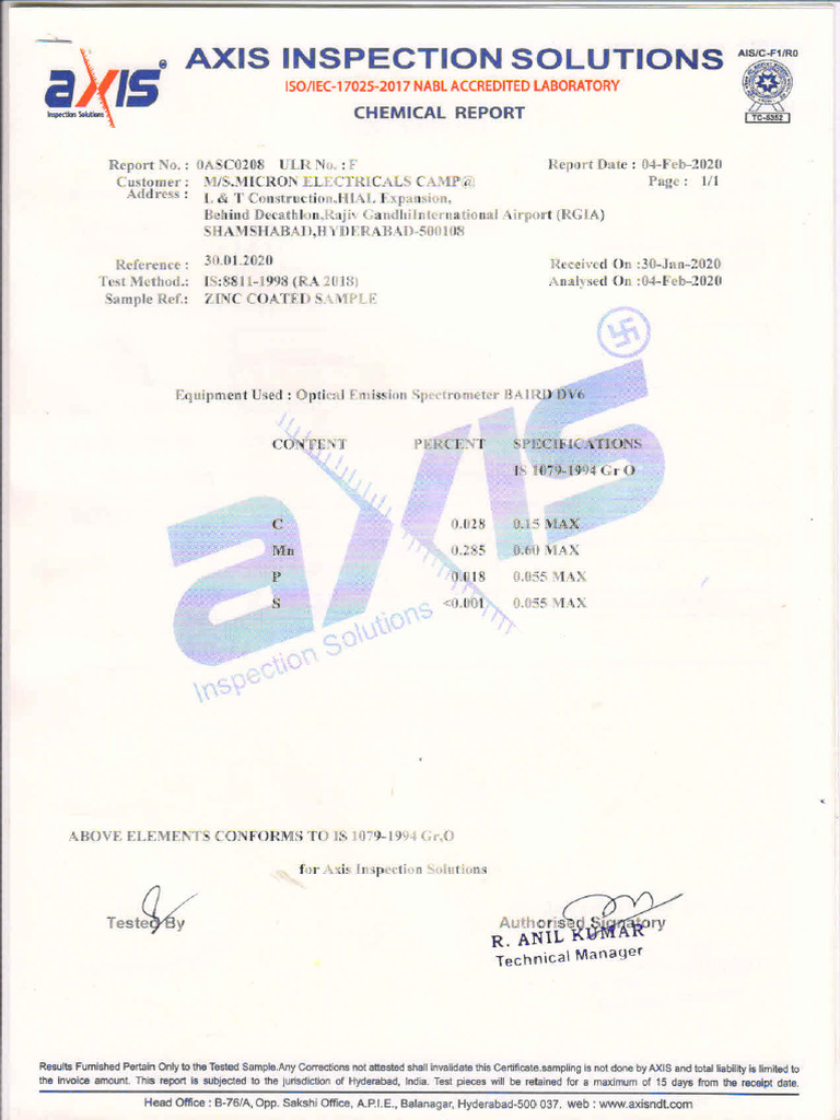 3rd Party Test Reports2 | PDF