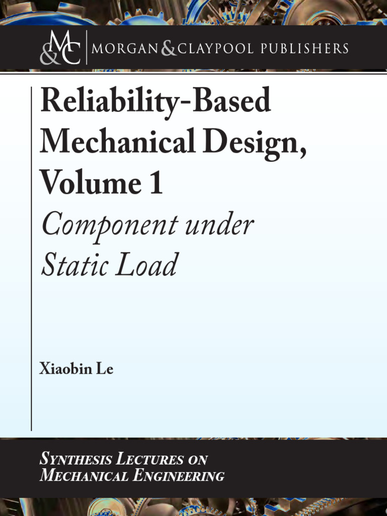 Introduction To Reliability in Mechanical Design | PDF | Engineering Design Process ...