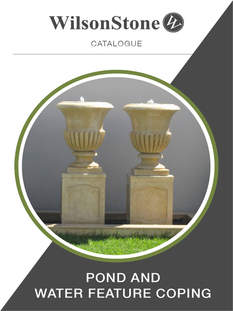 Pond & Water Feature Coping Guide | PDF | Home & Garden