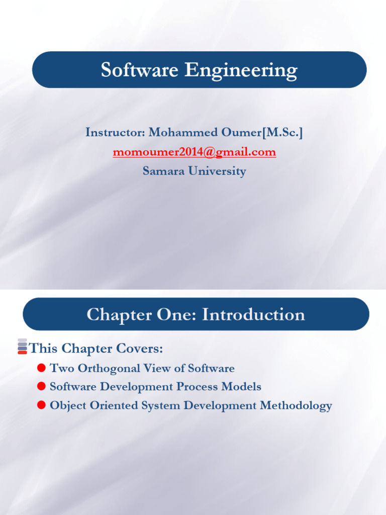 Chapter 1 - Introduction | PDF | Software Development Process | Software Prototyping