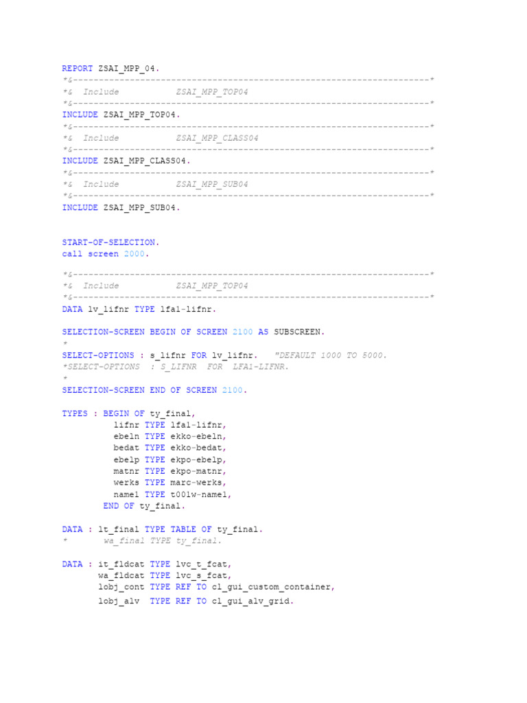 Working With Subscreen | PDF | Computing | Computer Programming