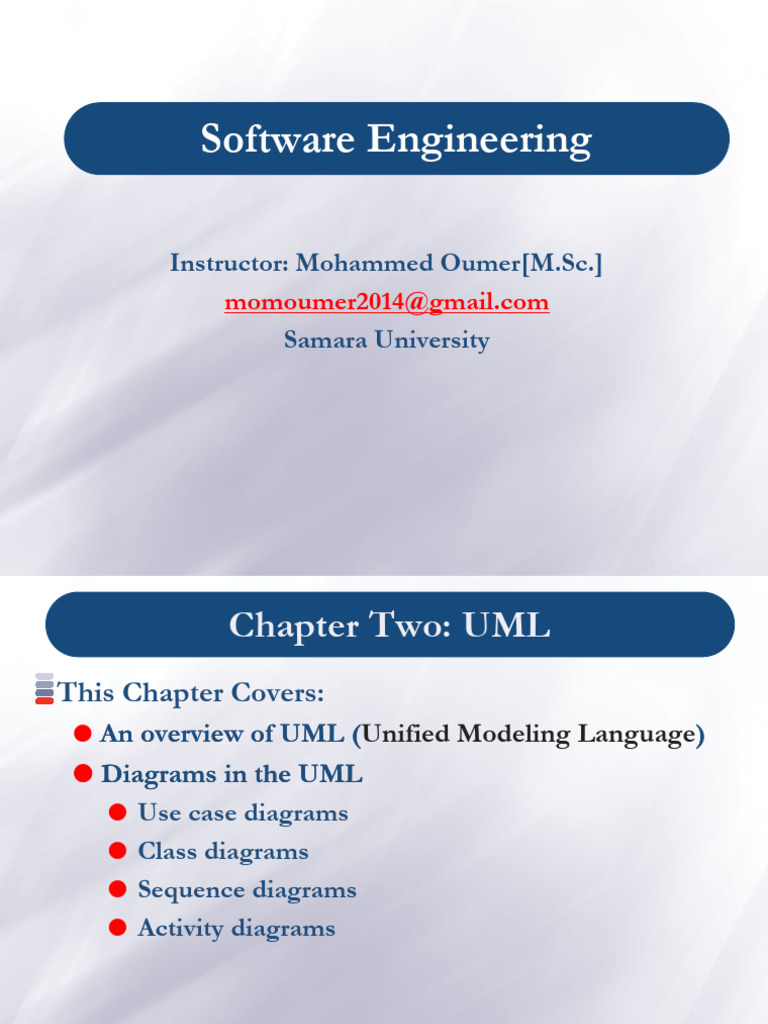 Chapter 2 - UML | PDF | Unified Modeling Language | Use Case