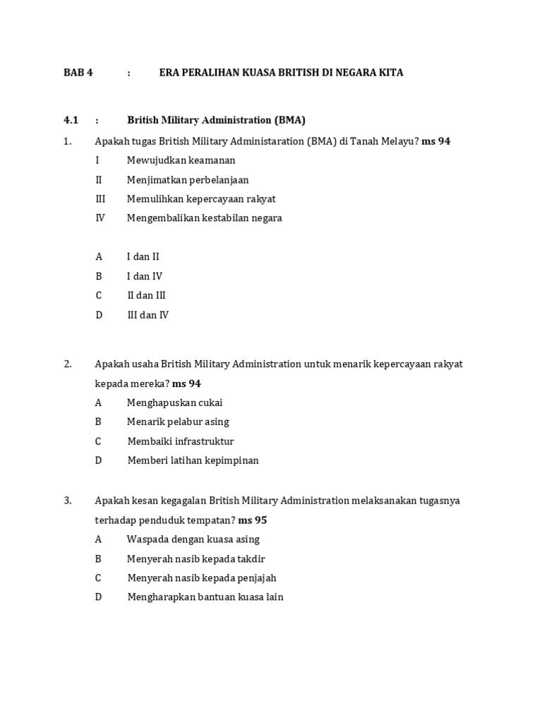 Bab 4 F4 KSSM | PDF