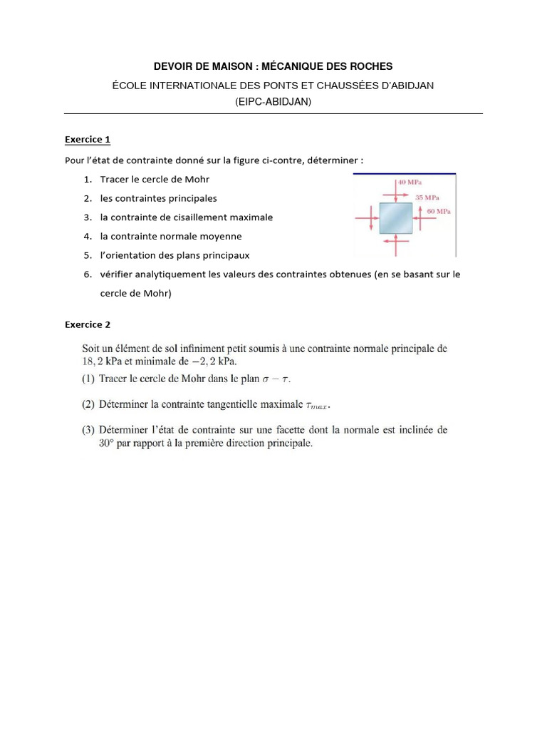 Devoir de Maison | PDF