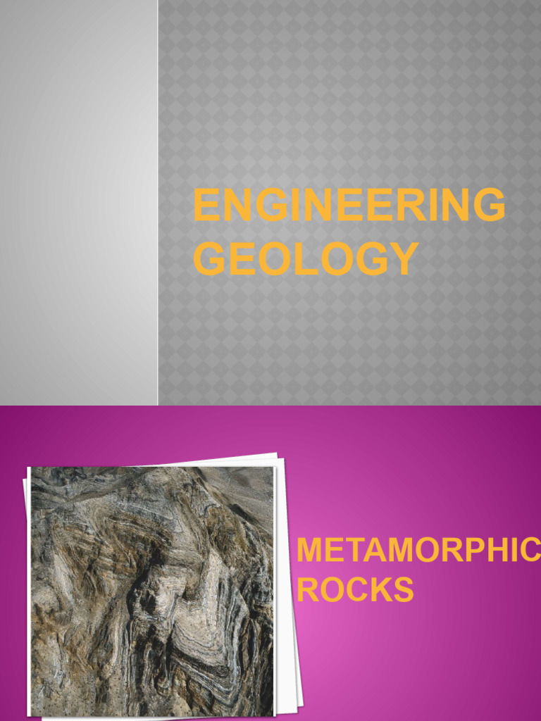 Lecture # 6 Metamorphic Rocks | Download Free PDF | Rock (Geology) | Earth Sciences