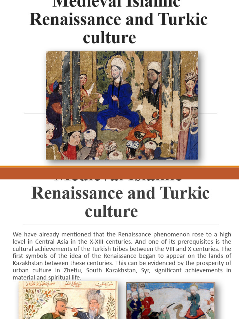 Lecture 14. Medieval Islamic renaissance and Turkic culture | PDF ...