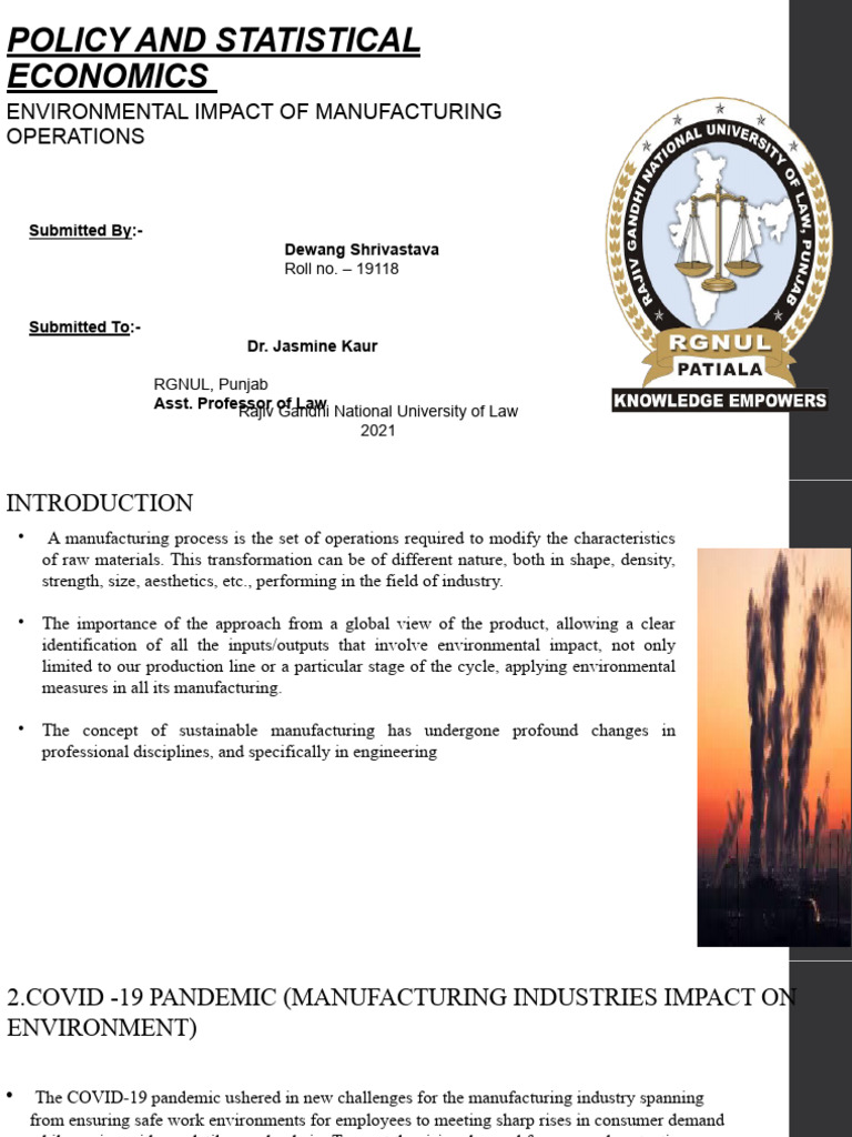 Eco Majors PPT 6th Sem | PDF | Sustainability | Environmental Resource Management