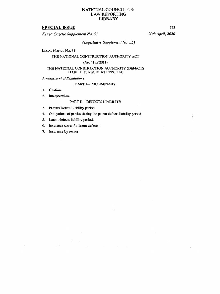 Construction Defects Liability Guide | PDF