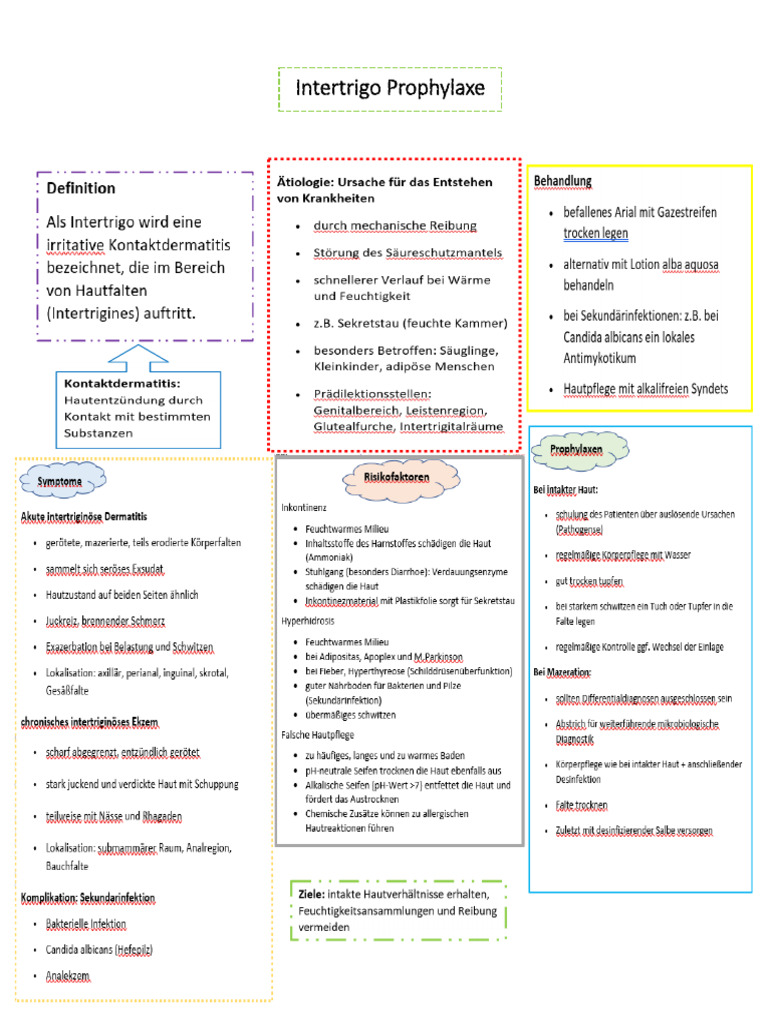 Intertrigo Prophylaxe | PDF