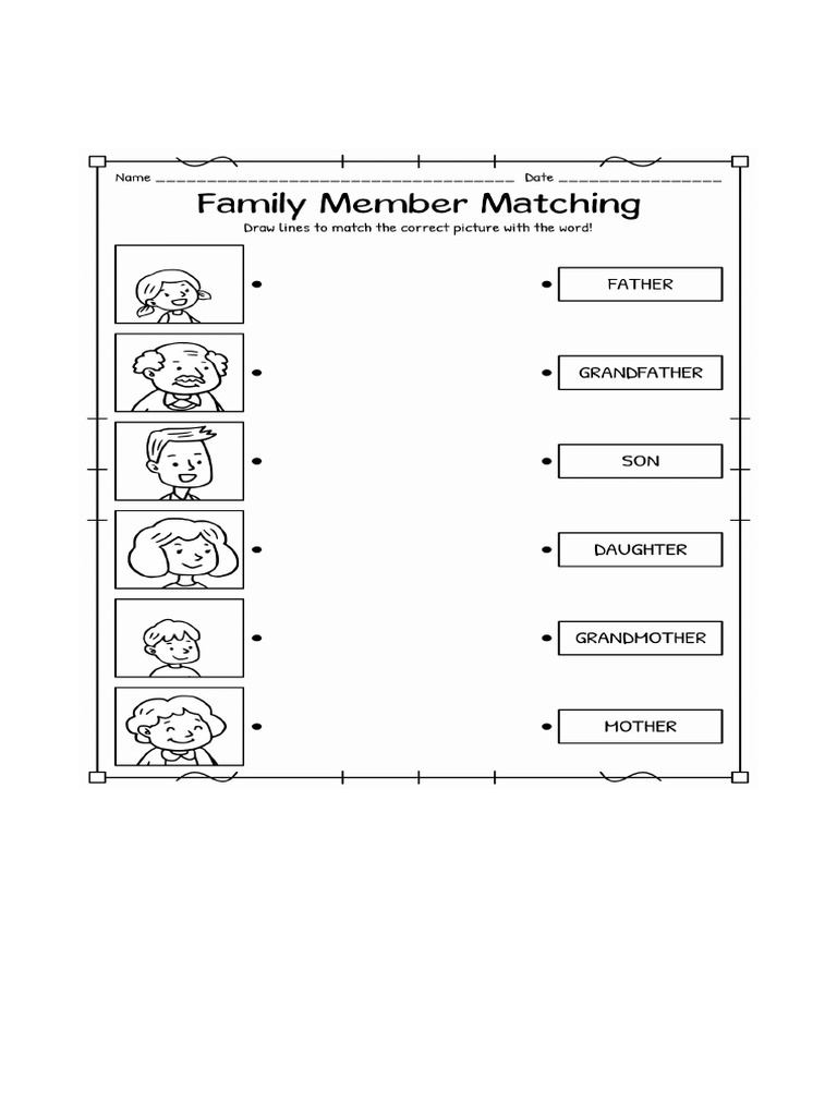 Family Members Worksheets - 25132.jpg | PDF