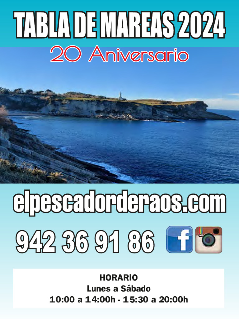 2024 Tabla de Mareas | PDF | Sciences et mathématiques