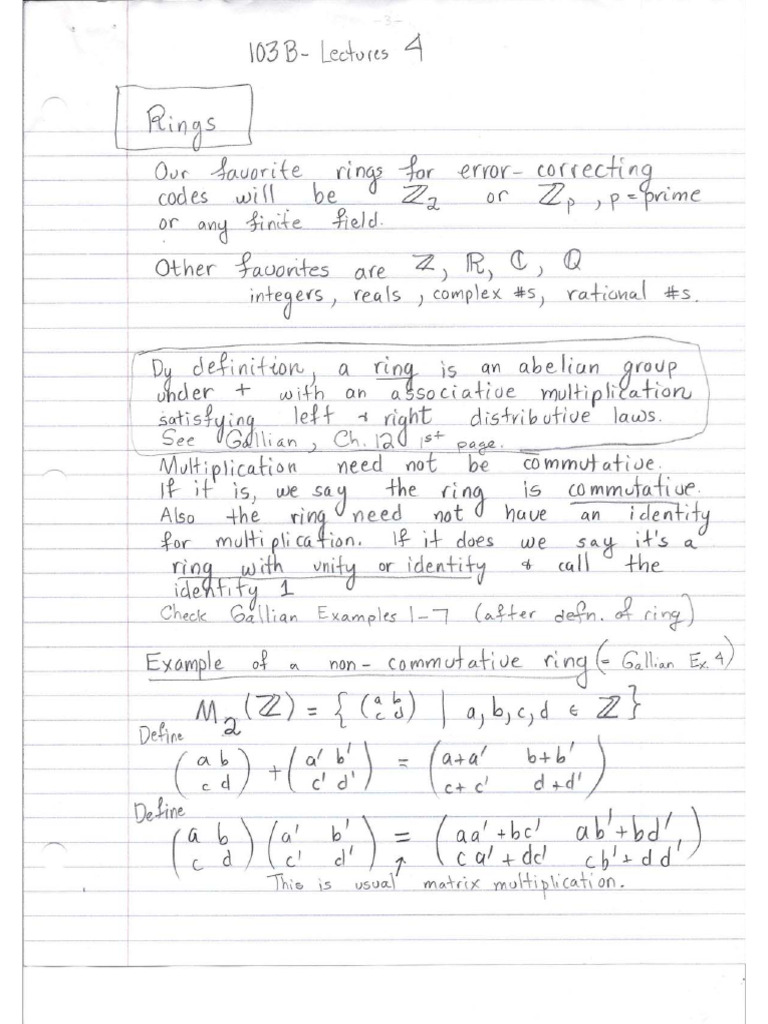 Ma 103 Blect 4 | PDF