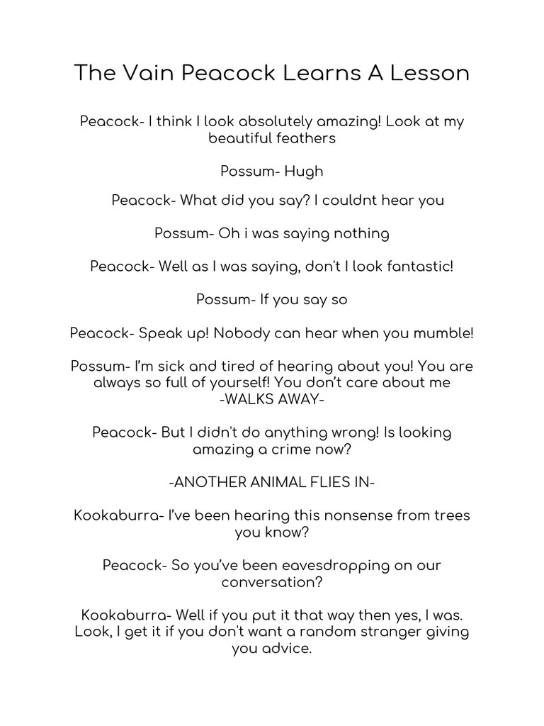 Drama Puppet Script | PDF