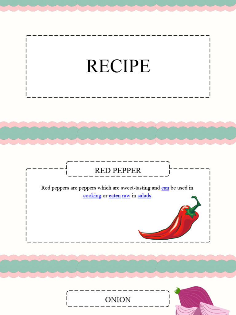 Recipe | PDF
