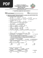 TOFAS Online Math Exam Overview | PDF