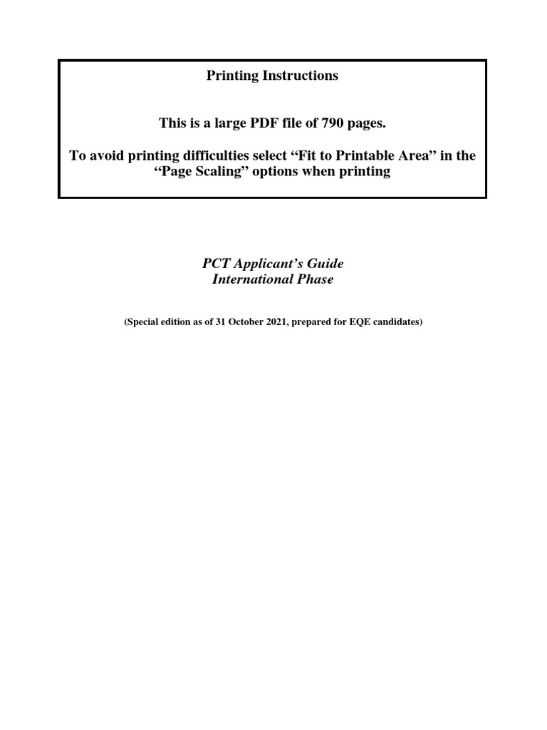 PCT Applicant's Guide: International Phase | PDF | Patent Application ...