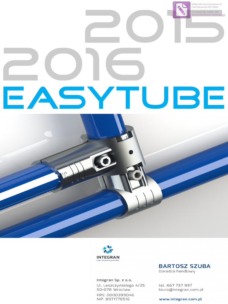 Dokumen - Tips - Integran Pek 3 Easytube Catalogue | PDF | Screw | Pipe (Fluid Conveyance)