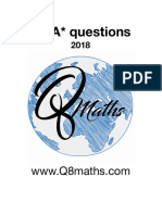 Madasmaths Hard Question Paper | PDF | Equations | Pi