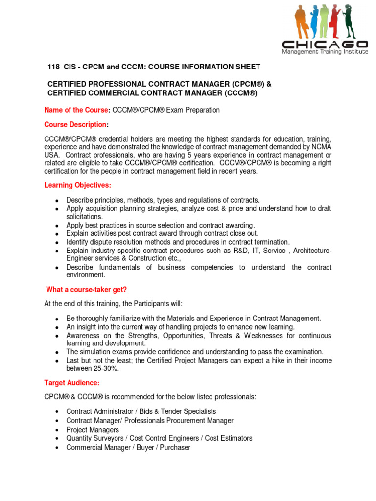 118 - Cis - CPCM - Contract Manager | PDF | Procurement | Business