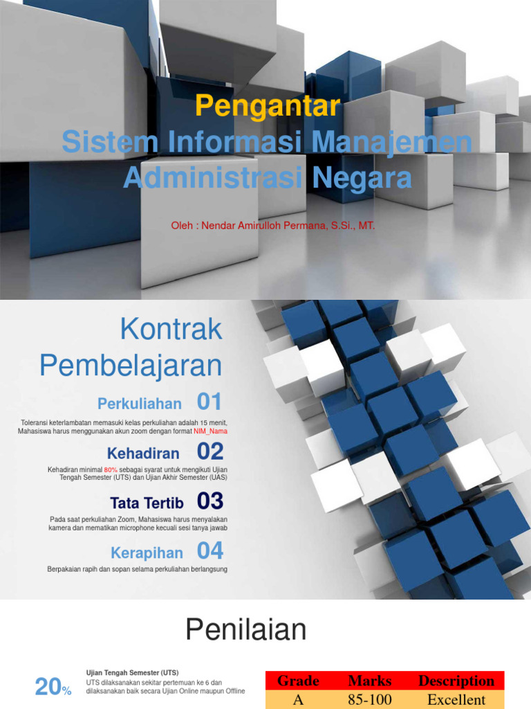 Pertemuan 1 - Pengantar SIM | PDF
