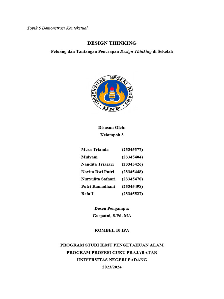 Eksplorasi Kosenp Topik 7 DT | PDF