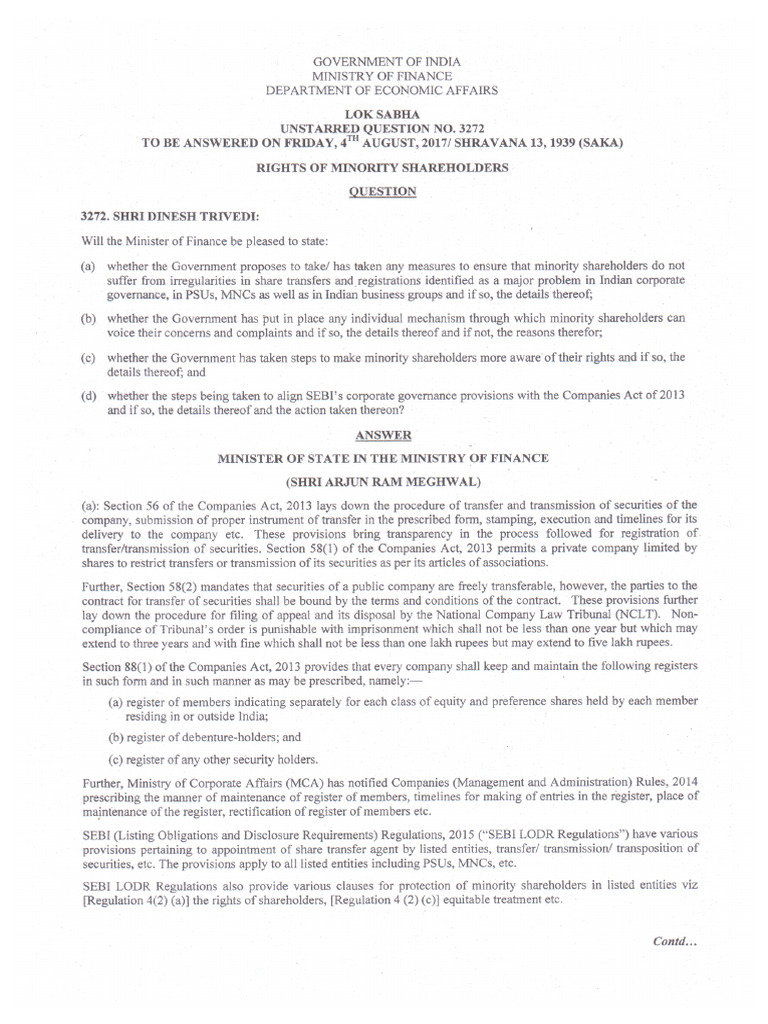 Loksabhaquestions Annex 12 AU3272 | PDF