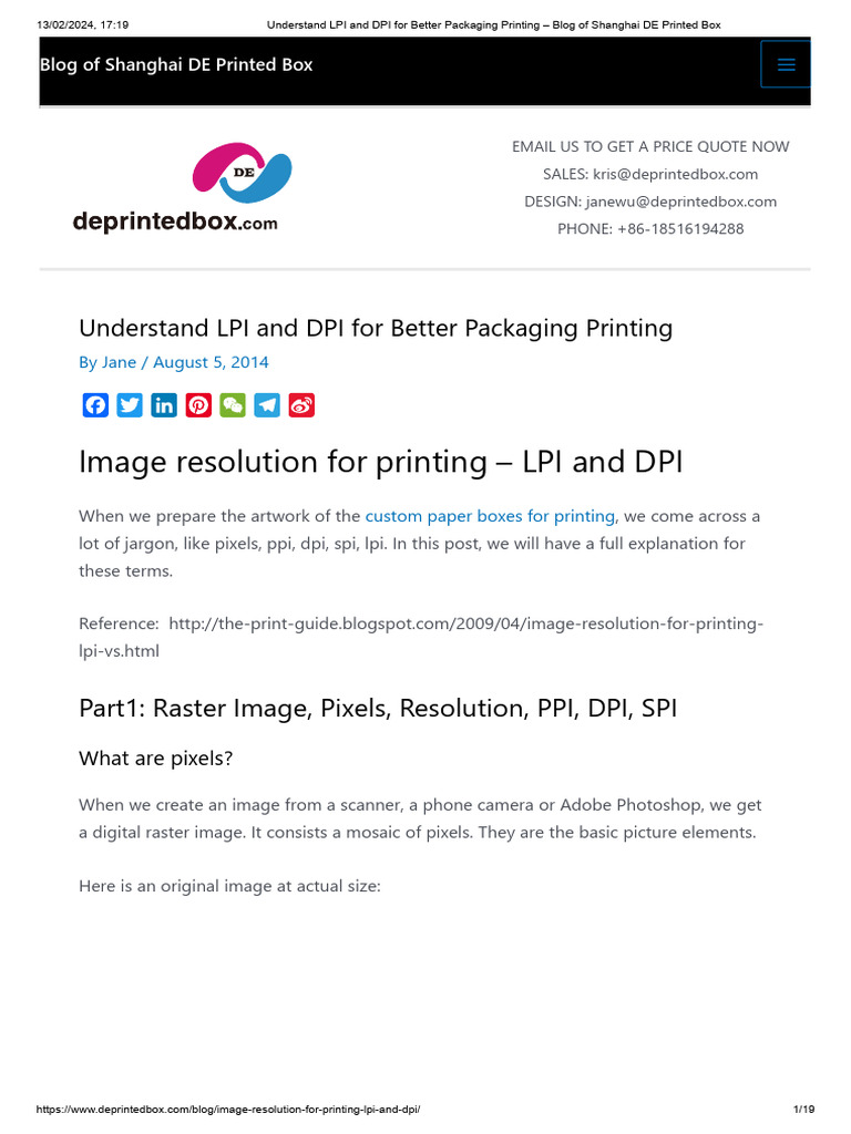 Understand LPI and DPI For Better Packaging Printing - Blog of Shanghai ...