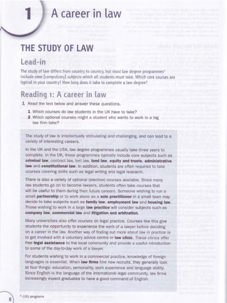 Legal English Unit1 | PDF