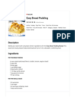 Simple Bread Pudding Recipe - NYT Cooking | PDF | Cooking, Food & Wine