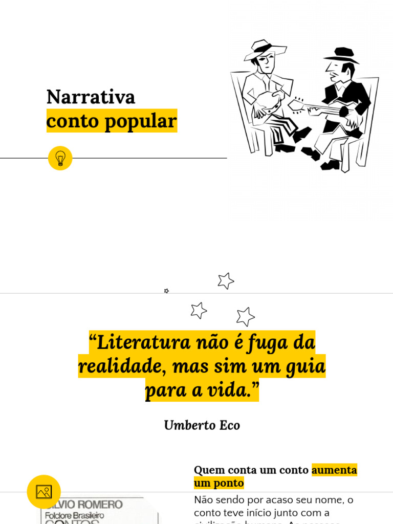 Conto Popular e Suas Características | PDF | Contos | Narrativa