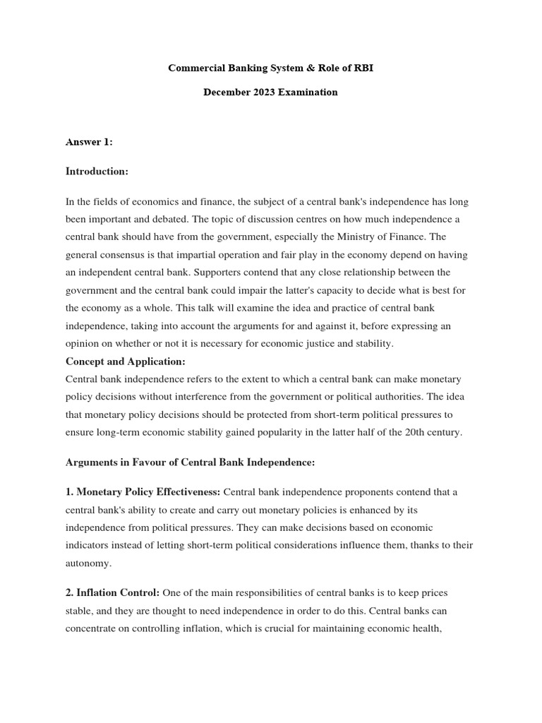 Commercial Banking System Dec 2023 | PDF | European Central Bank ...