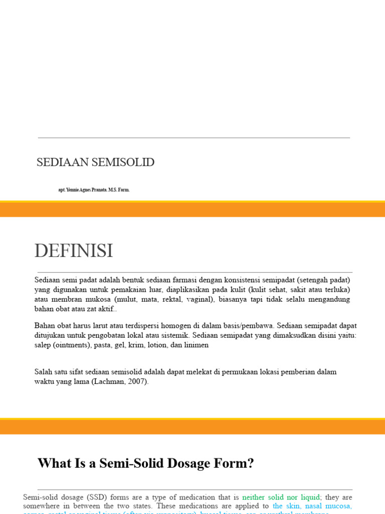 Sediaan Semisolid | PDF