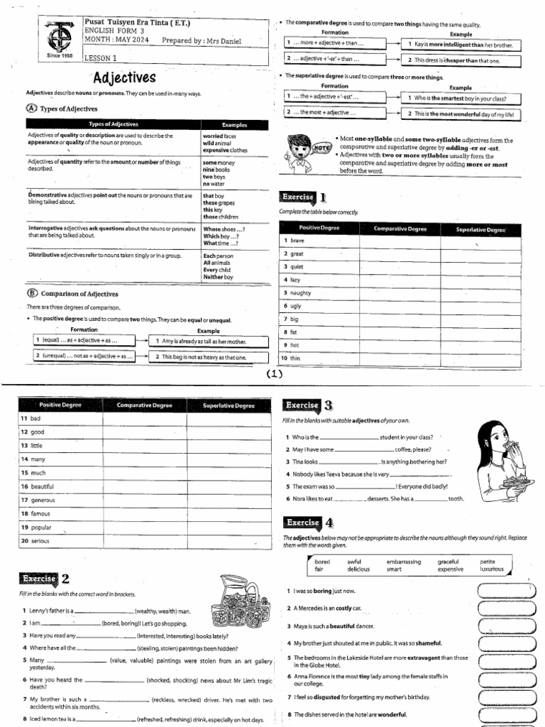 English Form 3 (May) | PDF