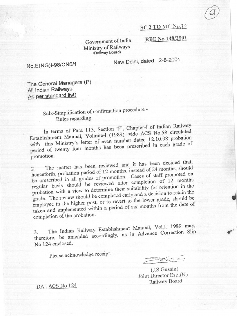 confirmation procedure | PDF