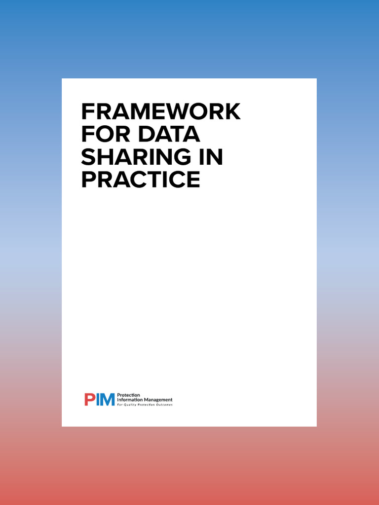 Framework For Data Sharing in Practice | PDF | Risk | Information