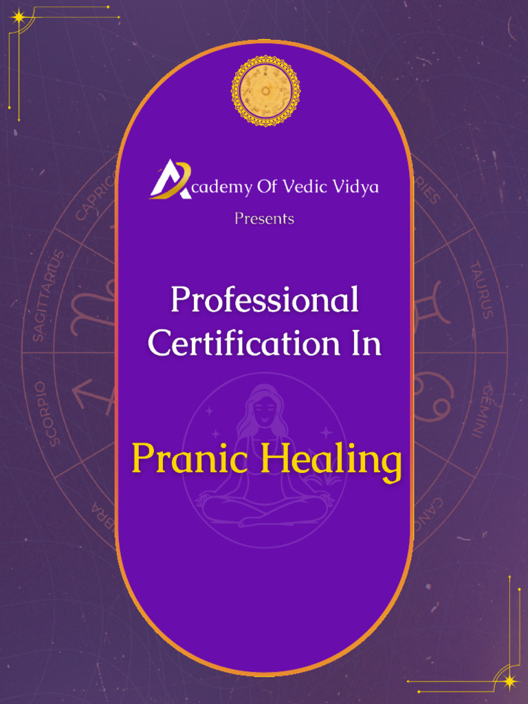 Professional Pranic Healing - Brochure - @AVV | PDF | Chakra | Meditation