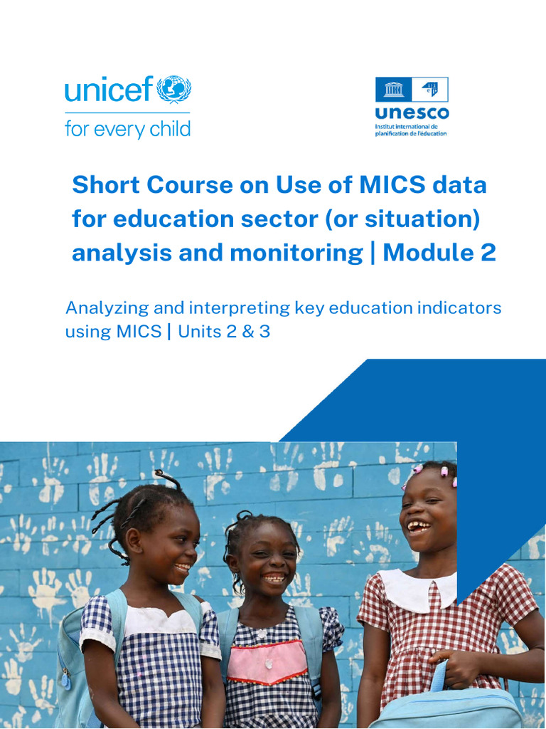 MICS Booklet M2 Unit2 Unit3 Final | PDF | Survey Methodology | Sampling (Statistics)