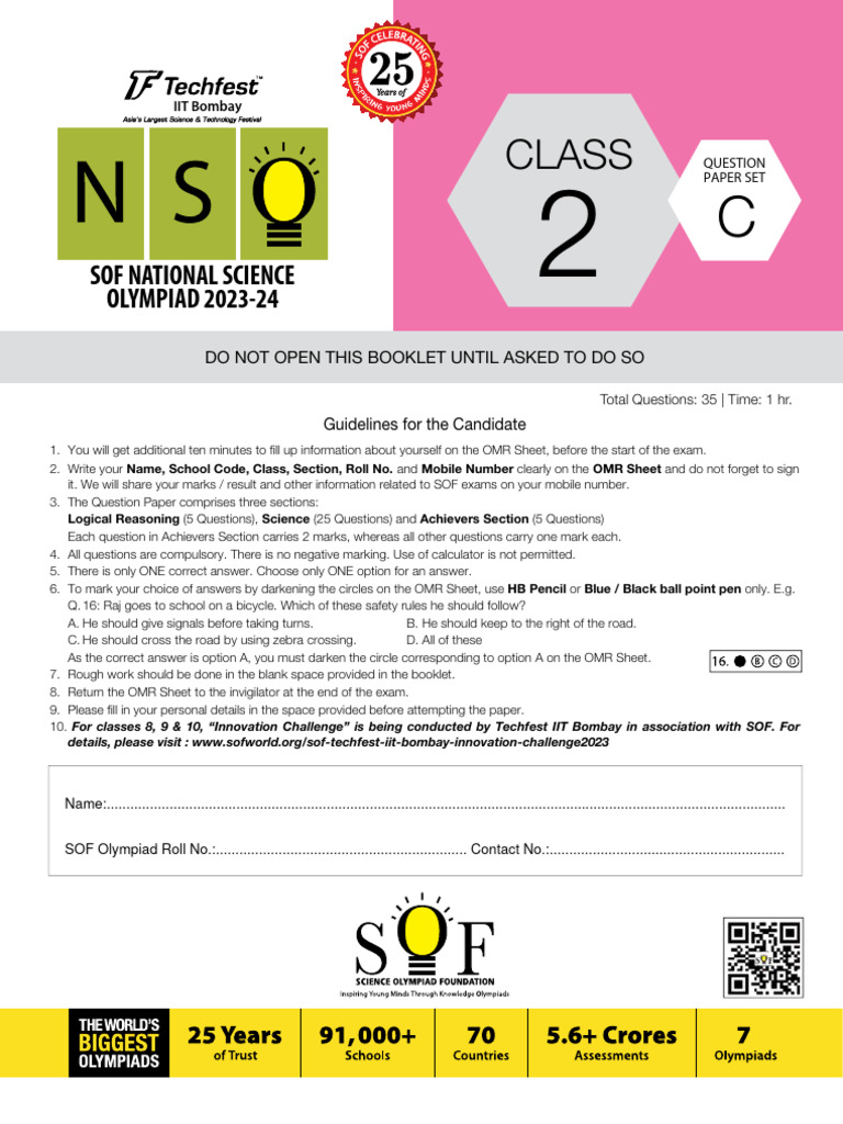 NSO SET-C Class-2 | PDF | Transport