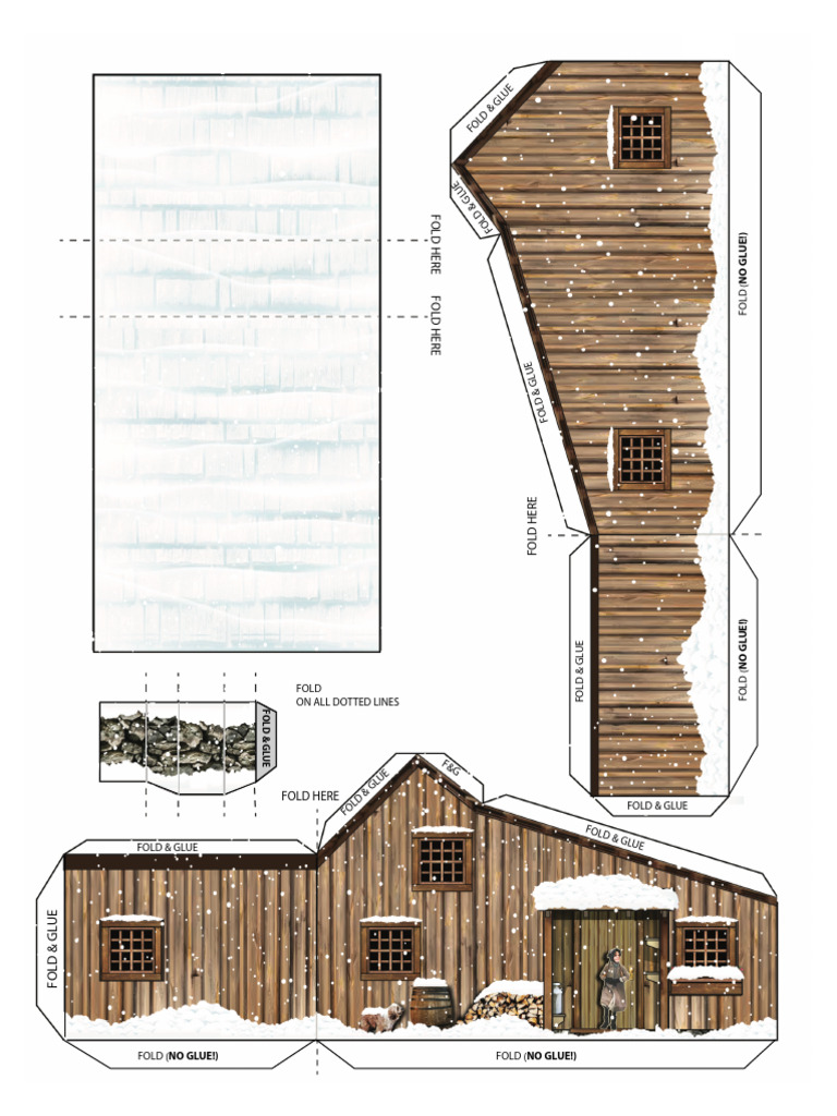Lhotp Christmas Snow Paper Model 2 | PDF