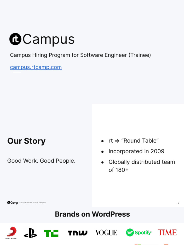 Campus Hiring for Software Engineer Trainees | PDF | Computing ...