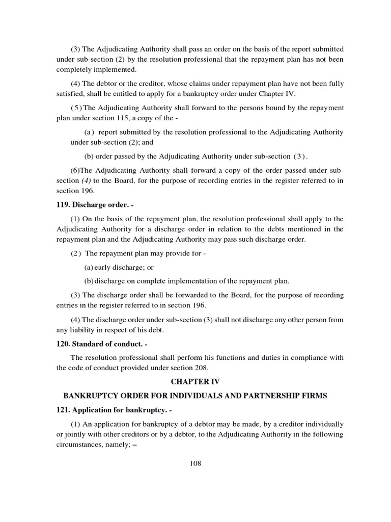 Moratorium After Application Filed Pdf Bankruptcy Business