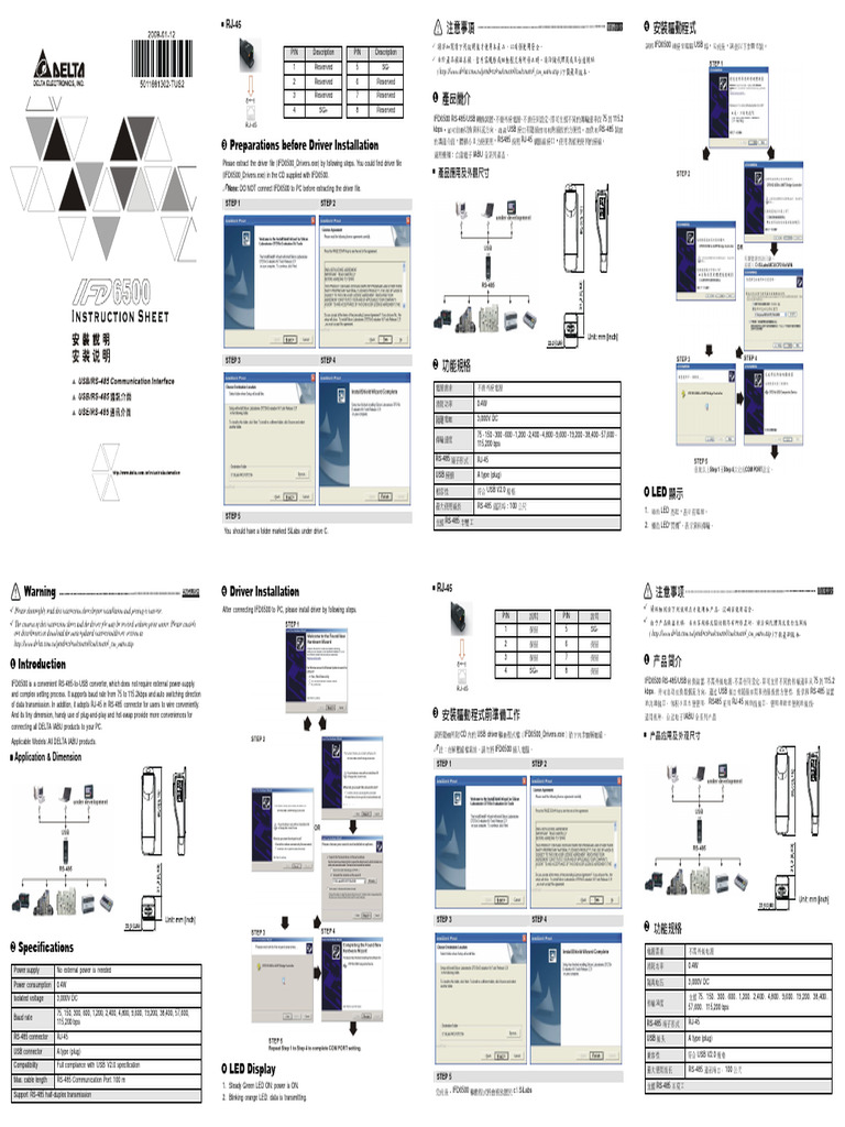 Delta Comunicacion IFD6500 | PDF