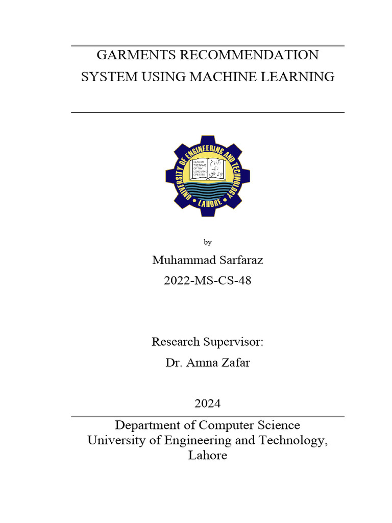 Thesis Final | PDF | Machine Learning | Cluster Analysis
