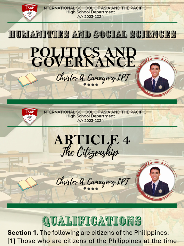 Article 4 Citizenship | PDF | Naturalization | Nation