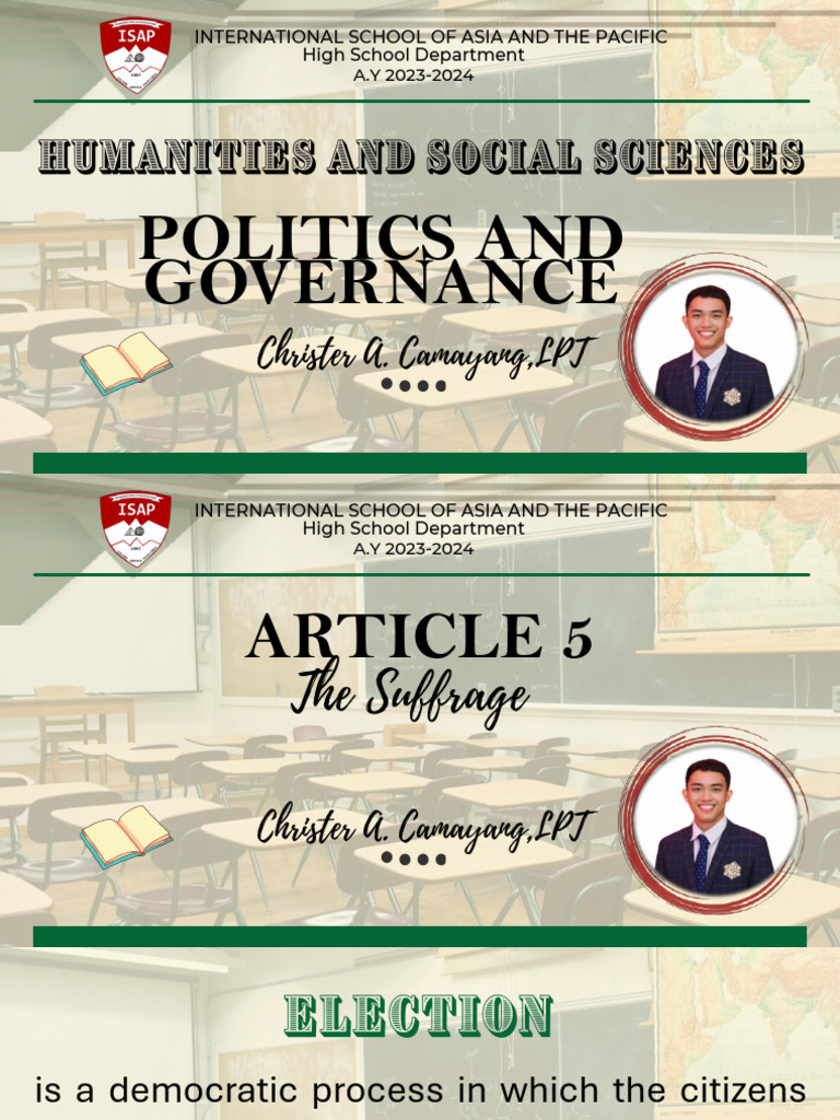 Article 5 Suffrage | PDF | Political Parties | Elections