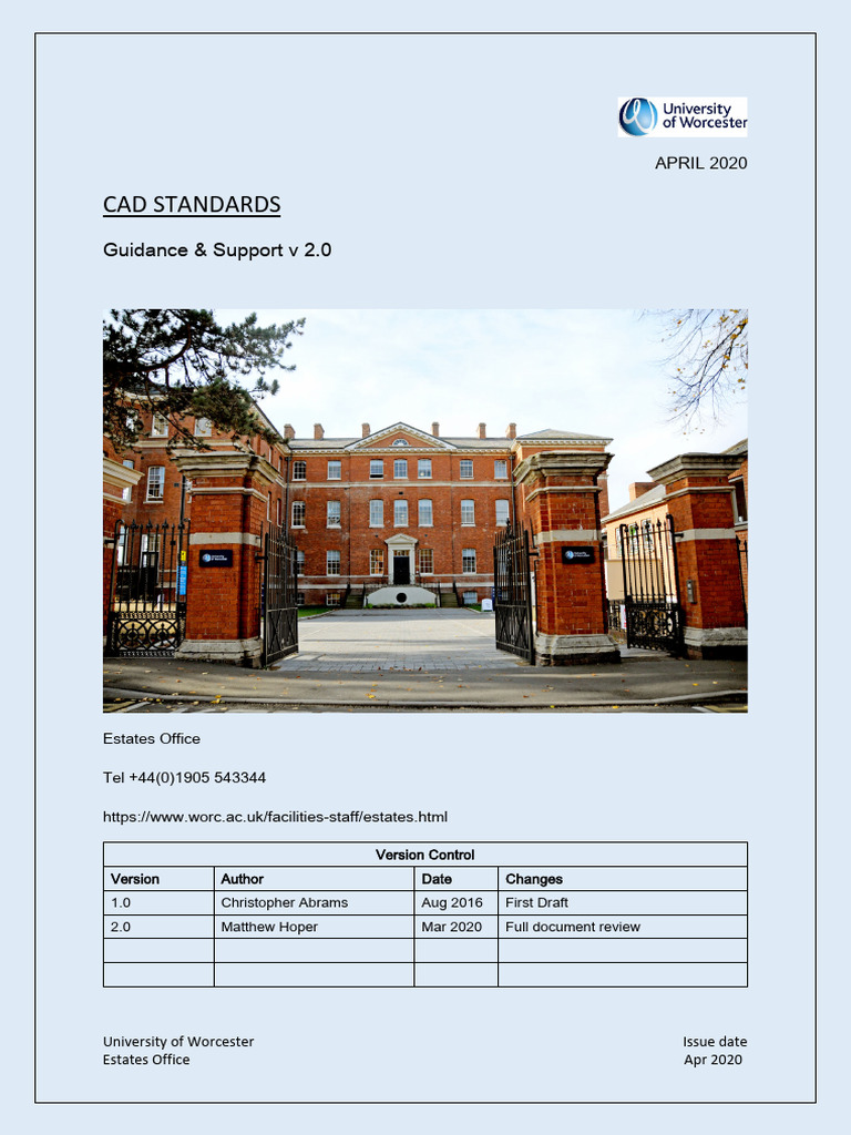 CAD STANDARDS Guidance & Support V 2.0 | PDF | Computer Aided Design ...