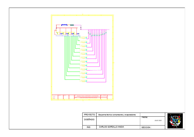 PLANOS - Esquema Tecnico | PDF | Sector secundario de la economía | Ingeniería Química