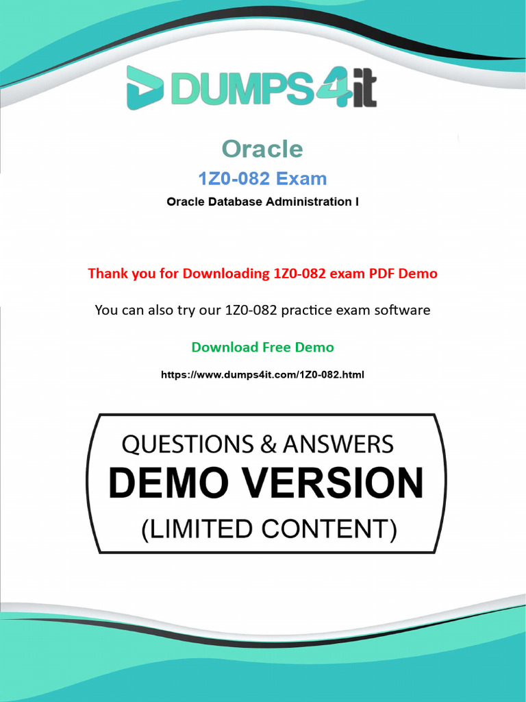 1Z0 082 Demo | PDF | Databases | Load Balancing (Computing)